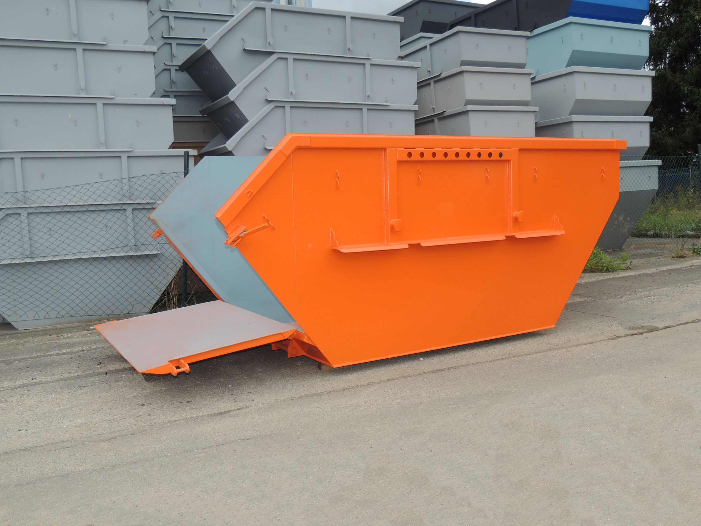 5m3 KLAPPEN Absetzcontainer Muldencontainer DIN 30720-1