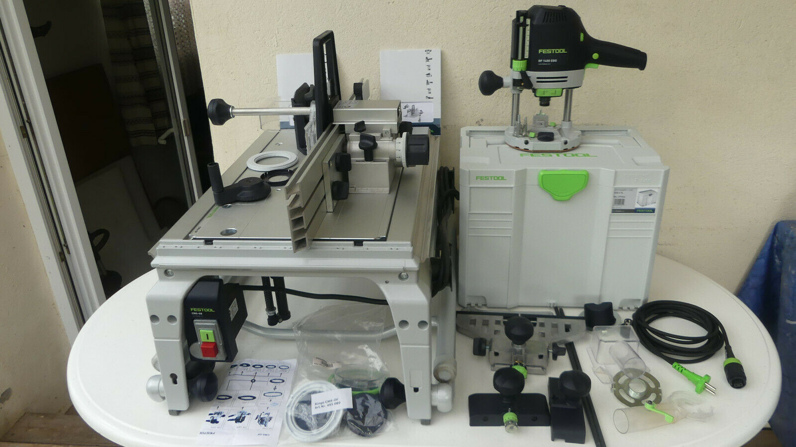 Festool Tischfräse TF 1400-Set mit Grundeinheit,CMS-OF und OF ...