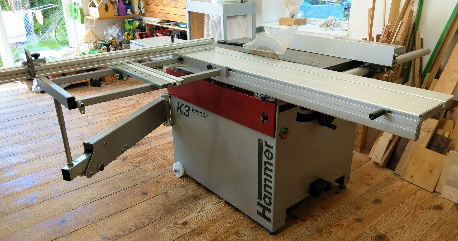 Formatkreissäge Hammer K3 winner 05 komplett mit Absauganlage