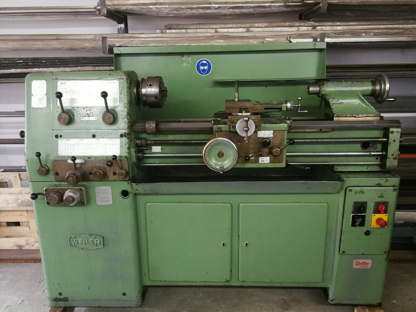 Drehmaschine, Drehbank Fabr. Weiler Typ Condor VS- 2