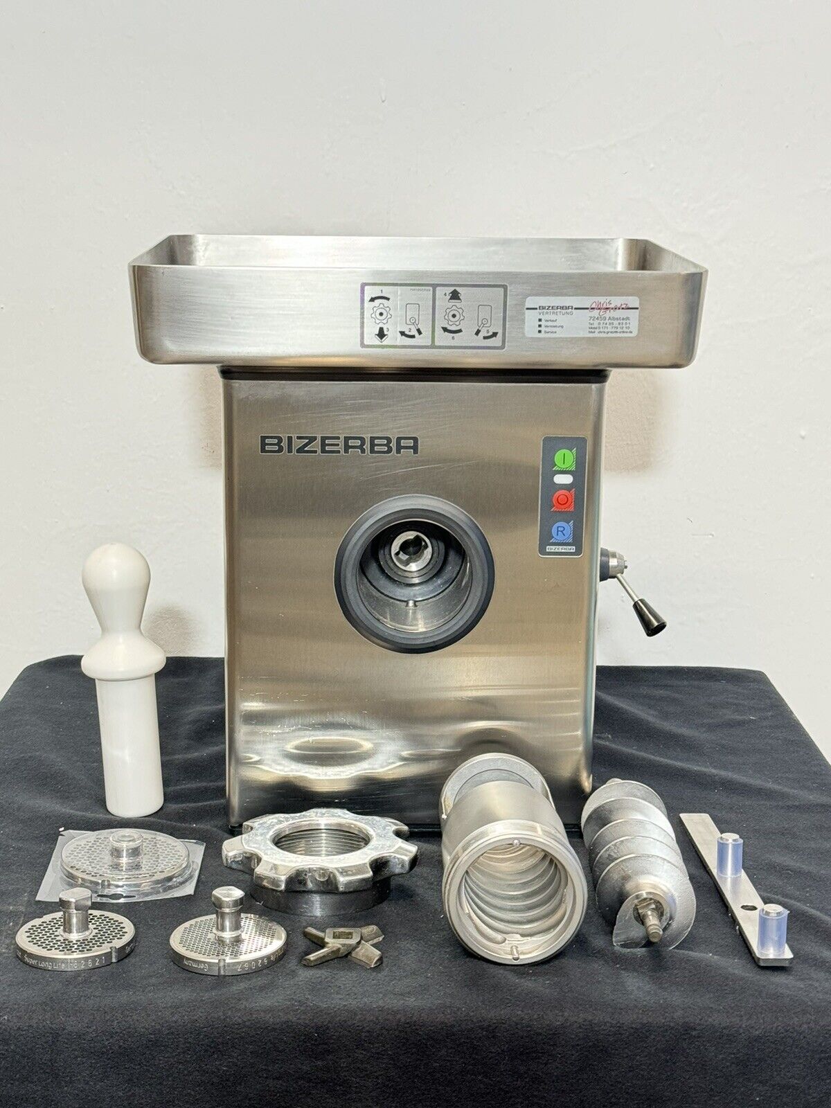 Bizerba FW N22 Fleischwolf Tischwolf Meat Mincer NEUWERTIG BJ ...